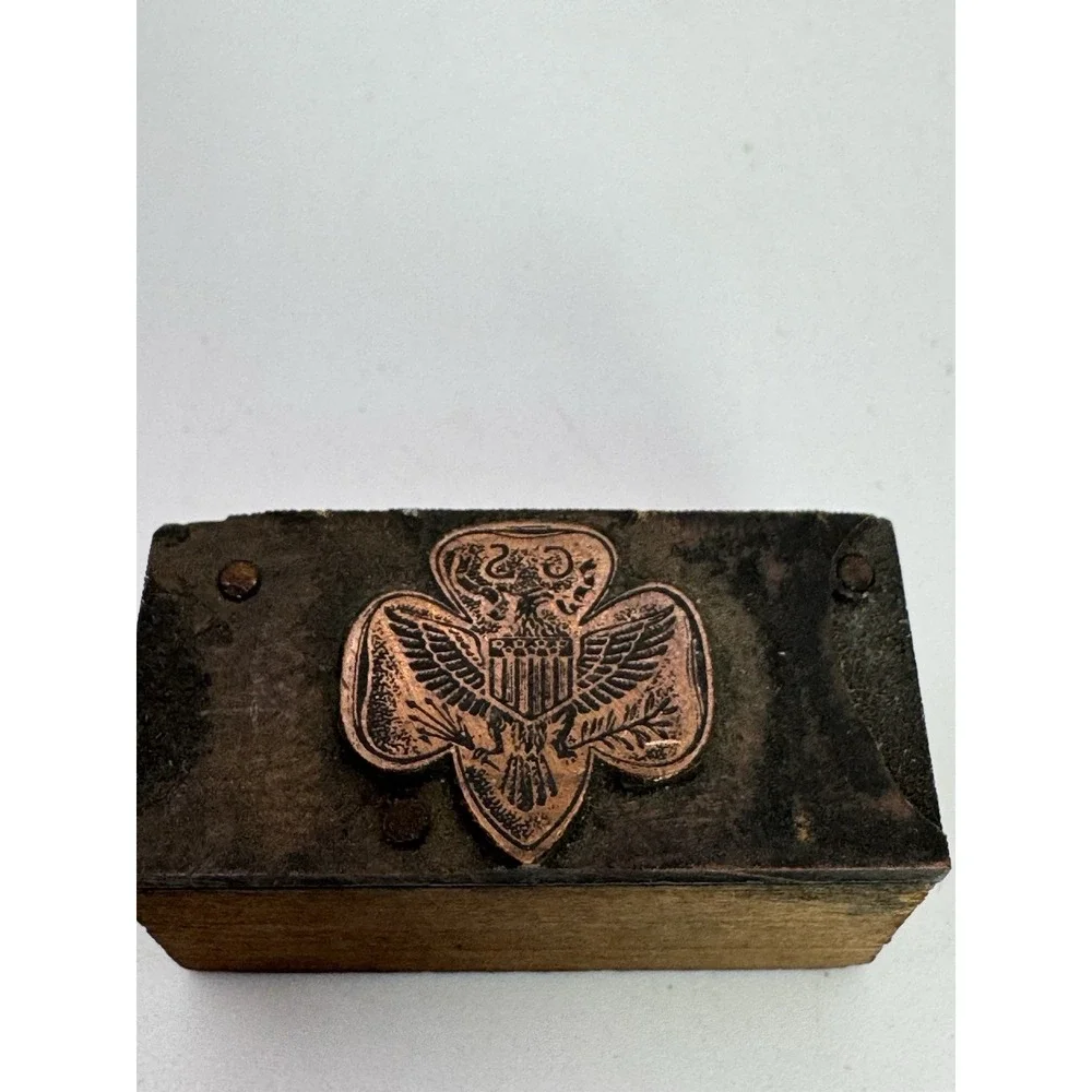 Girl Scouts of the USA | Other | Vintage Girl Scouts Usa Letterpress ...